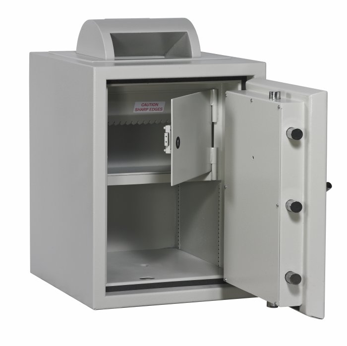 Top Fixed Rotary Deposit - Safe Within The Box